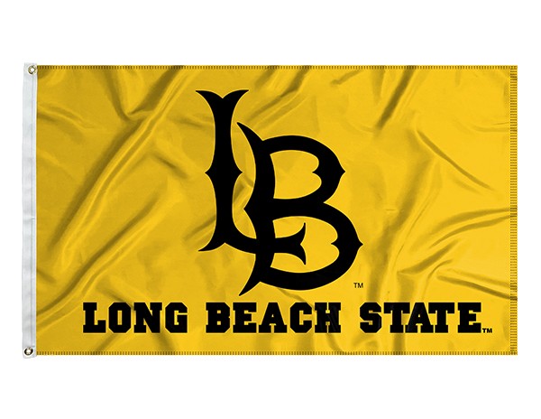 LB Long Beach State Flag - Gold, Sewing Concepts – Long Beach State ...