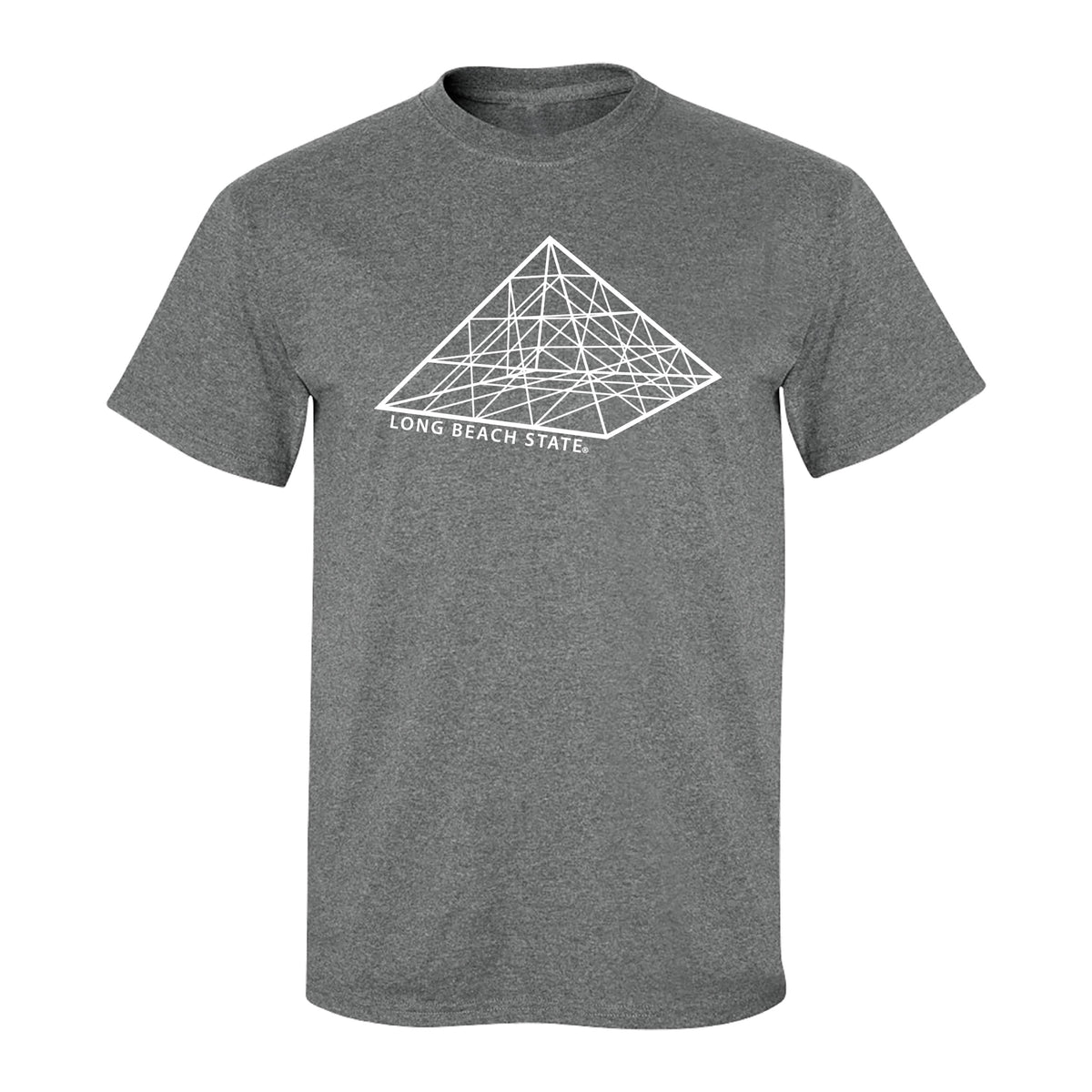 *SALE* LB State Pyramid T-Shirt - Charcoal, MV Sport – Long Beach State ...