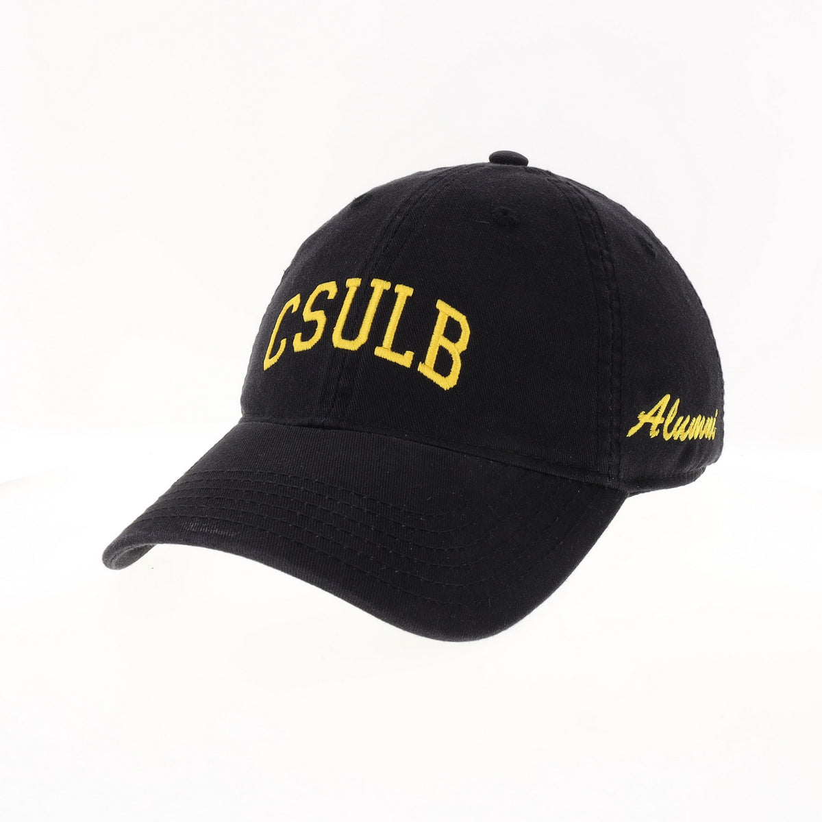 Alumni CSULB Script Cap - Black, Legacy – Long Beach State Official Store