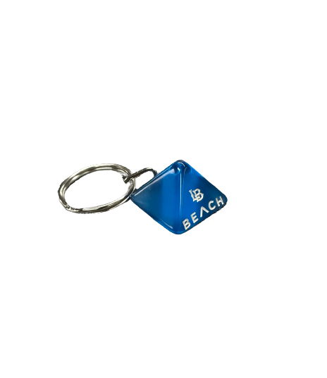 Beach Caret Mini Pyramid Acrylic Keytag - Blue, Fingerprint – Long ...