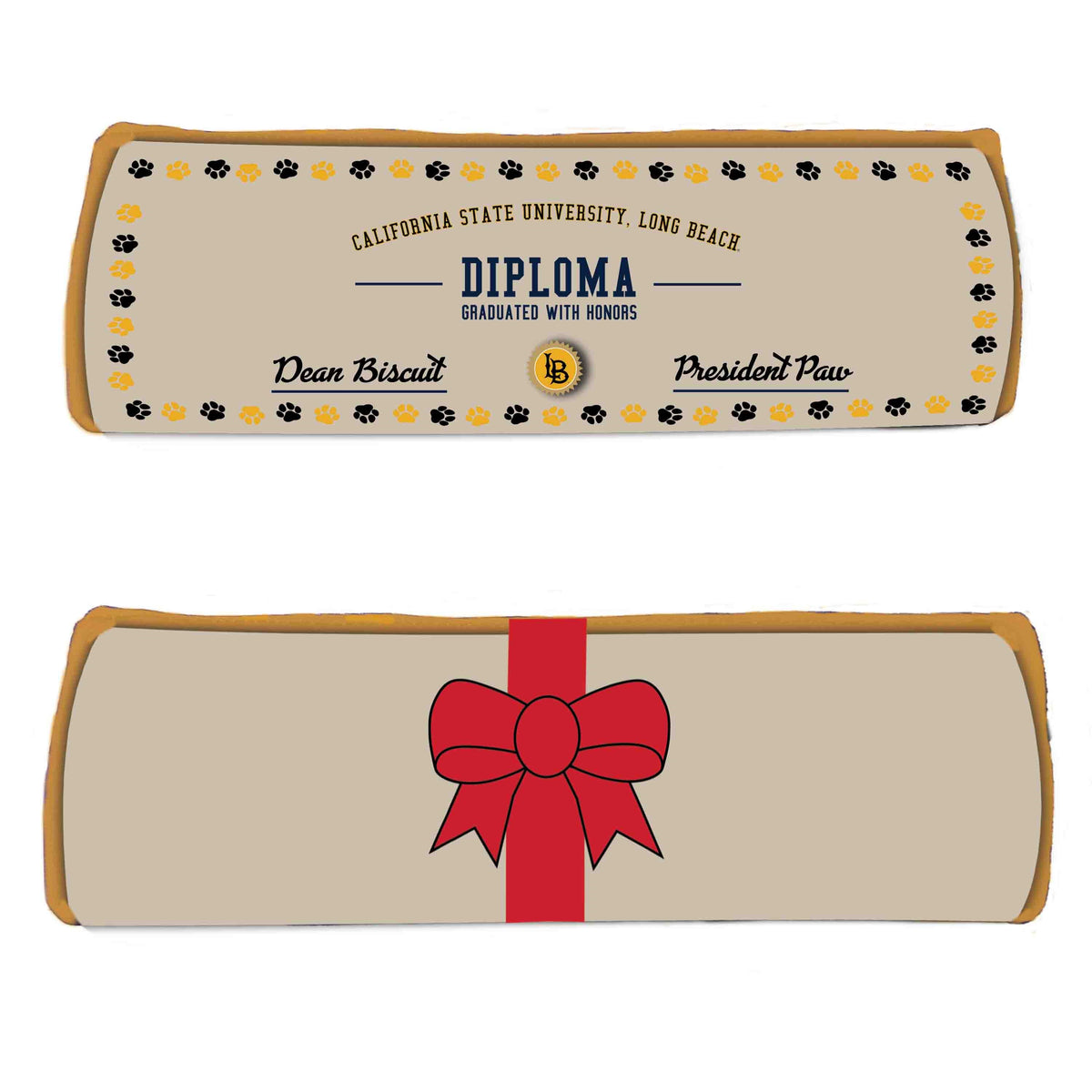 Pet LB Diploma Toy - Tan, All-Star Dogs – Long Beach State Official Store