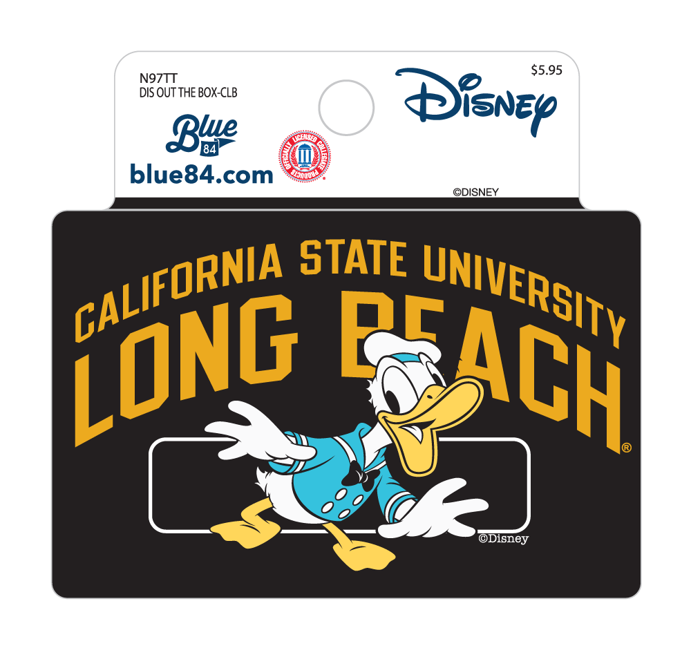 CSULB Donald Duck Sticker - Blue 84 – Long Beach State Official Store