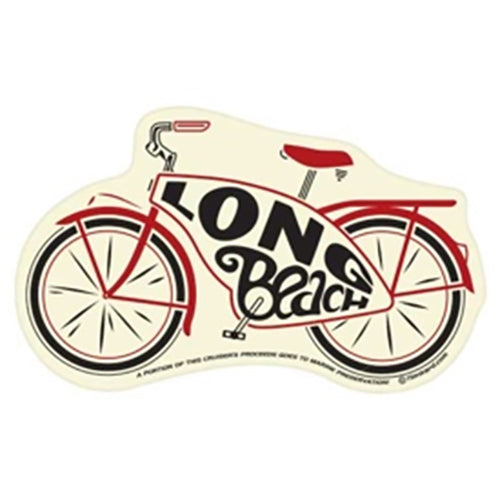 LBC LB Cruiser Bike Sticker - Life at Sea – Long Beach State Official Store