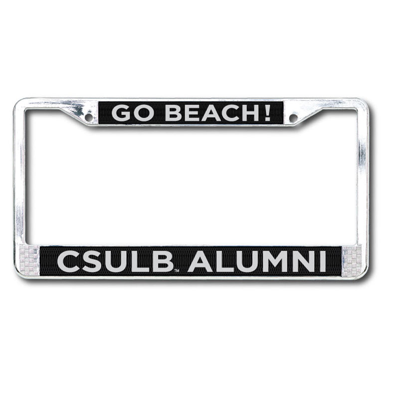 Alumni Go Beach CSULB License Frame - Chrome, Strand – Long Beach State ...