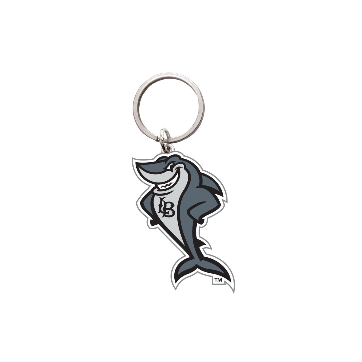 Elbee Shark Metal Keytag - Grey, Neil – Long Beach State Official Store