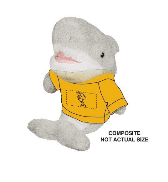 Elbee Small Salty Shark Plush - Grey, Fingerprint – Long Beach State ...