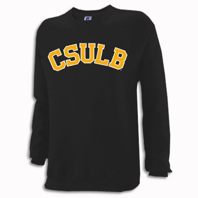 CSULB Wool Gold/White Crew - Black, Champion – Long Beach State ...