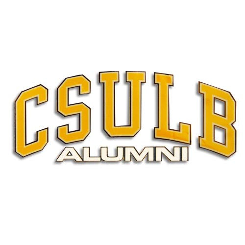 Alumni CSULB Arch Decal - Gold, CDI – Long Beach State Official Store