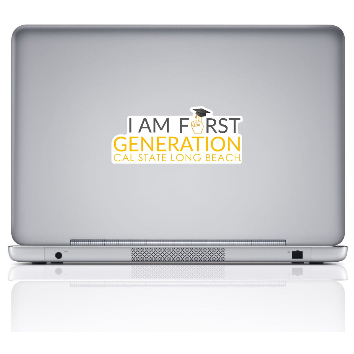 *SALE* CSULB First Generation Decal - White/Gold, CDI – Long Beach ...